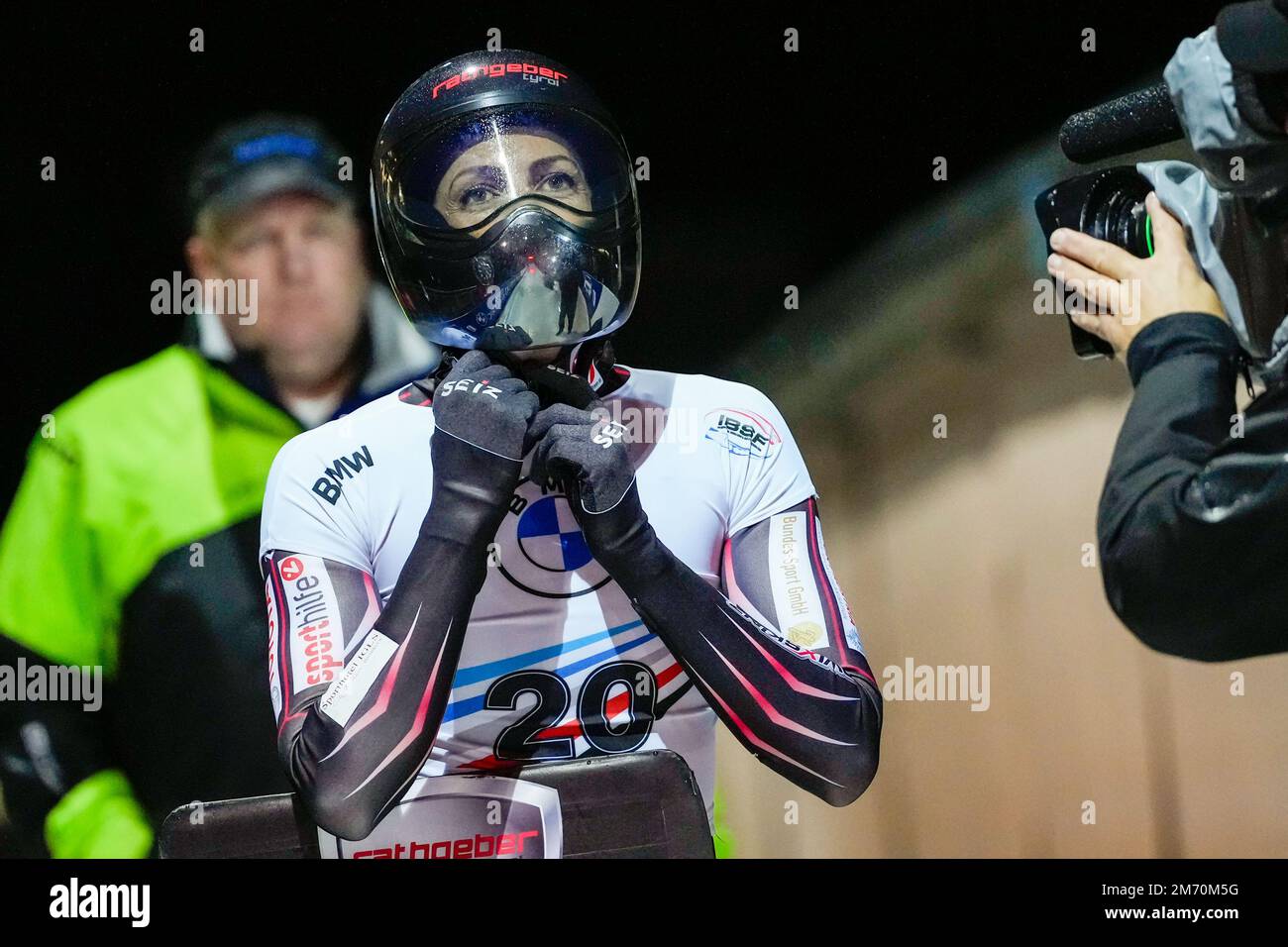 WINTERBERG, GERMANY - JANUARY 6: Janine Flock of Austria compete in the ...