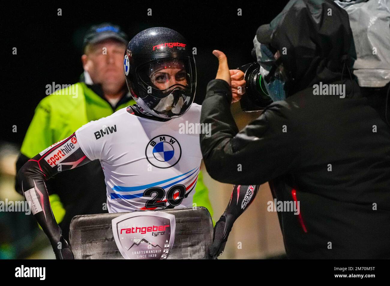 WINTERBERG, GERMANY - JANUARY 6: Janine Flock of Austria compete in the ...