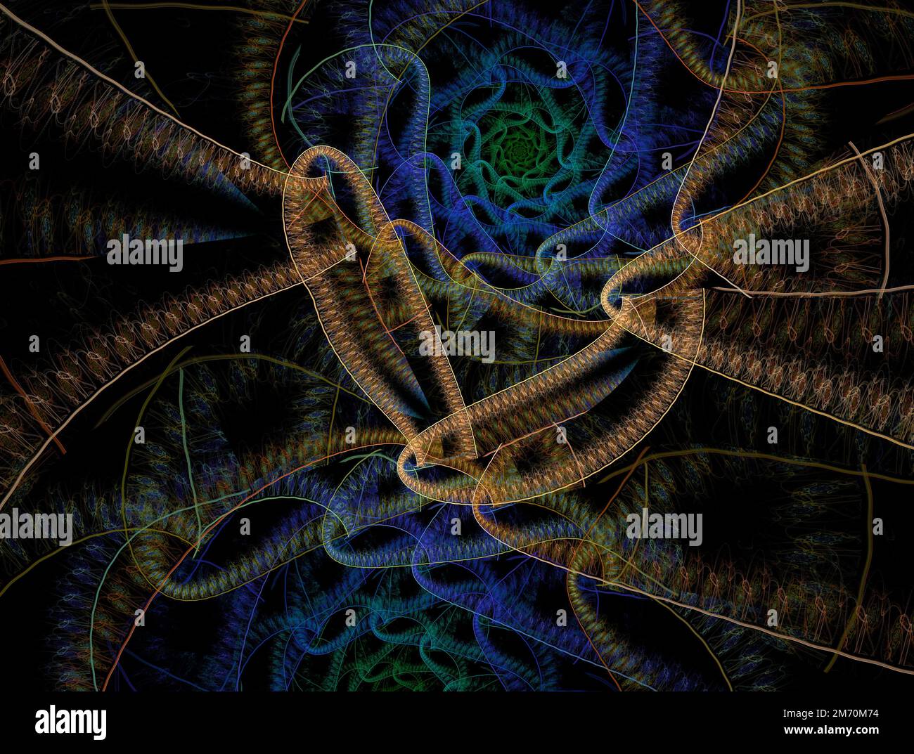 Imaginatory lush fractal texture image abstract background Stock Photo ...