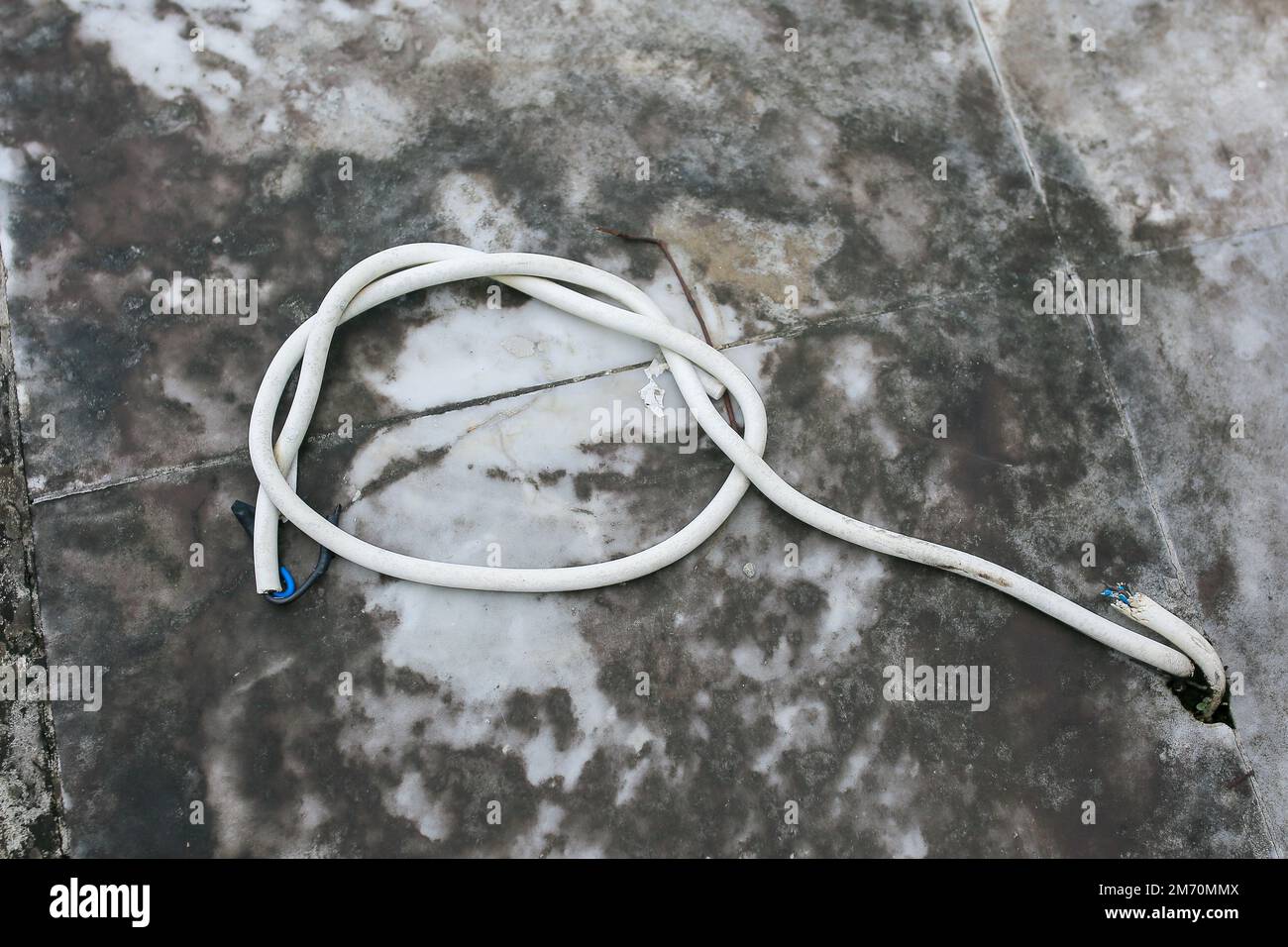 cable that is damaged and not used anymore Stock Photo - Alamy