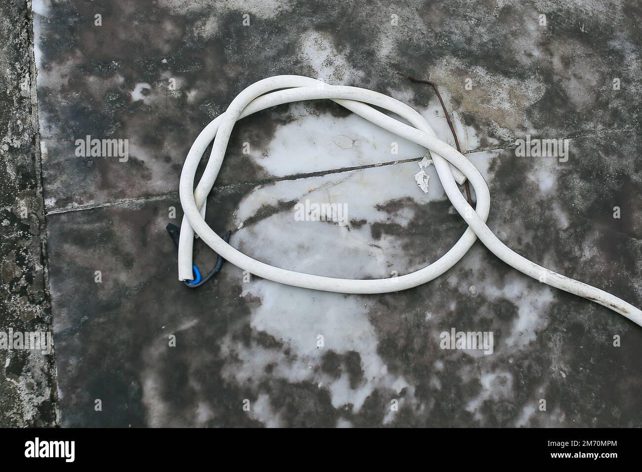 cable that is damaged and not used anymore Stock Photo - Alamy
