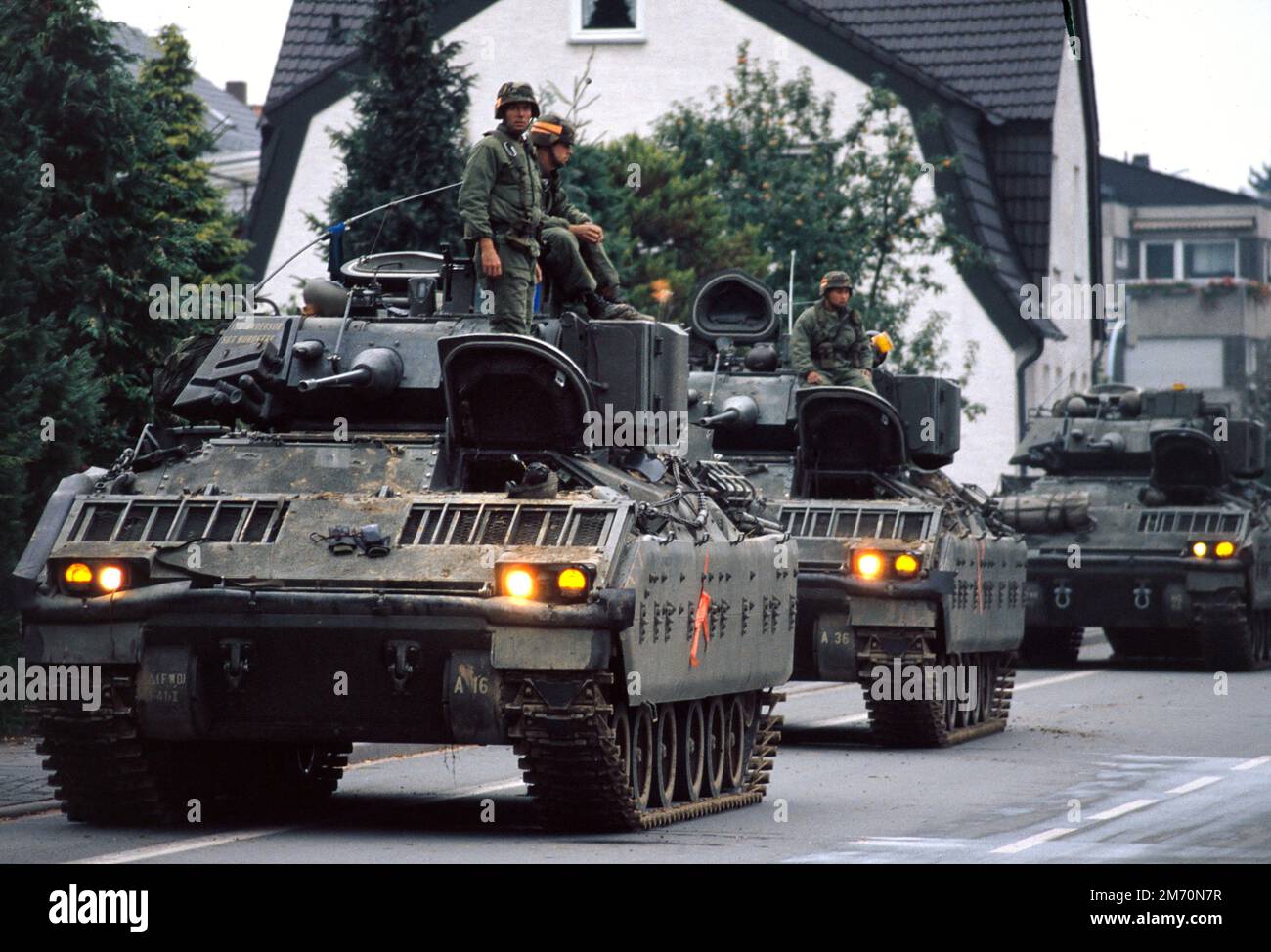 - NATO exercises in Germany, US Army Bradley infantry armored fighting ...