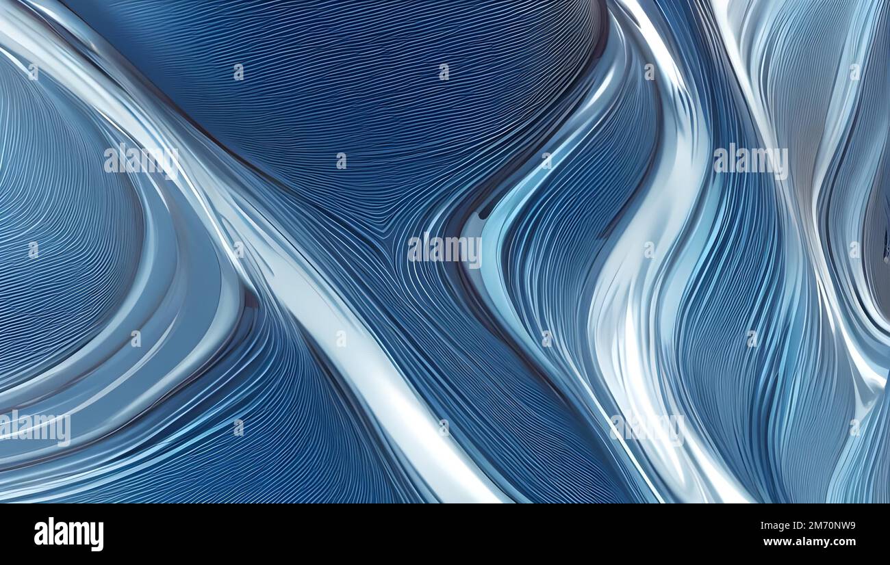 An illustration of a blue abstract background Stock Photo - Alamy