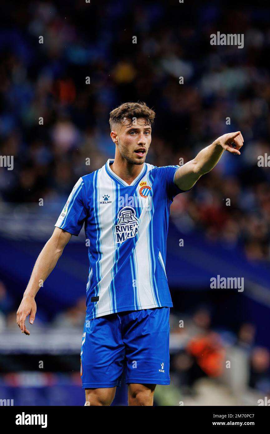 BARCELONA - NOV 9: Javi Puado in action at the LaLiga match between RCD ...