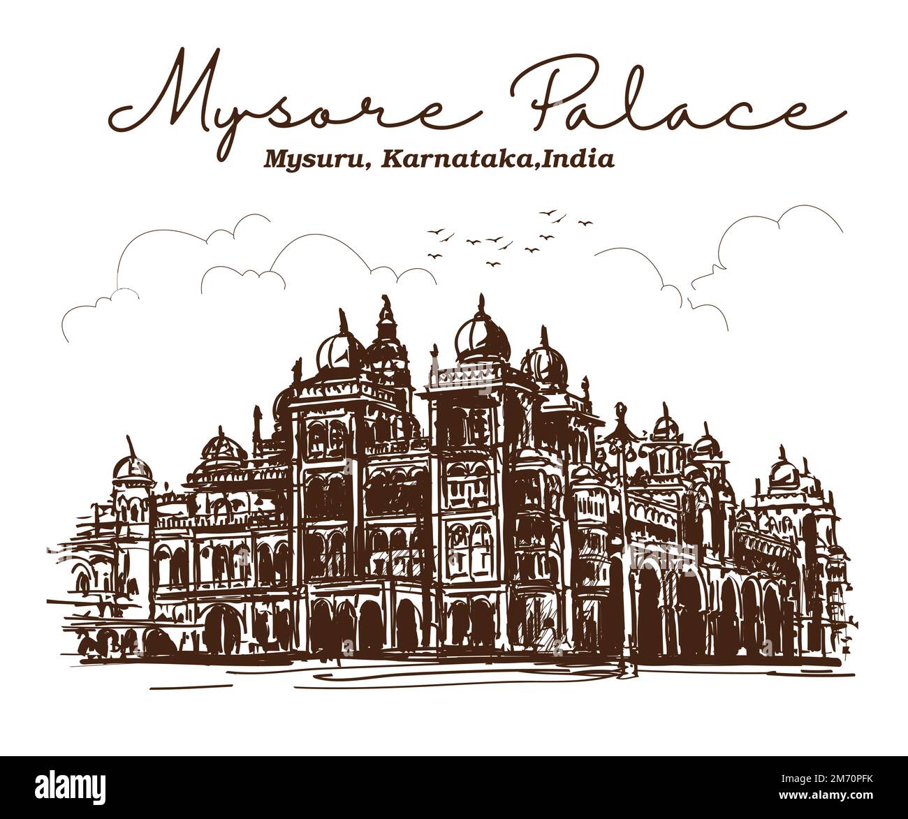 Royal house of mysore Stock Vector Images - Alamy