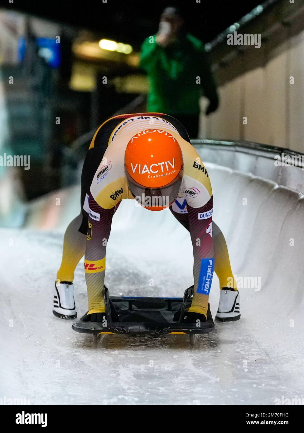 WINTERBERG, GERMANY - JANUARY 6: Tina Hermann of Germany compete in the ...