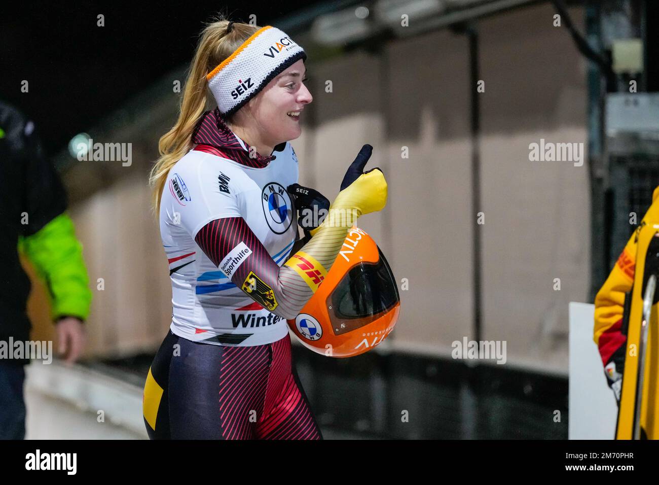 WINTERBERG, GERMANY - JANUARY 6: Hannah Neise of Germany compete in the ...