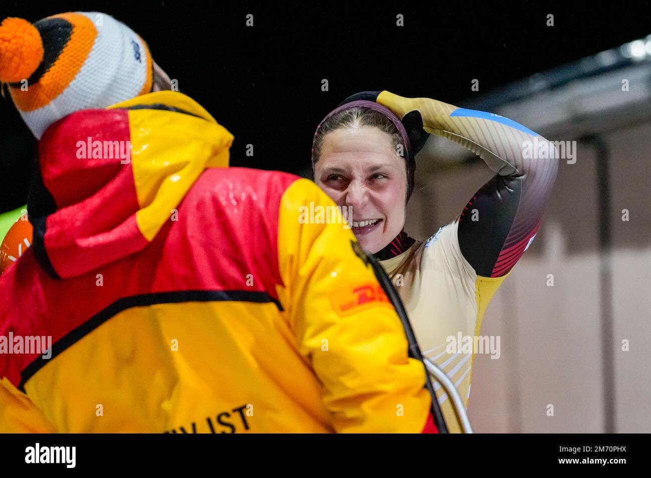 WINTERBERG, GERMANY - JANUARY 6: Tina Hermann of Germany compete in the ...