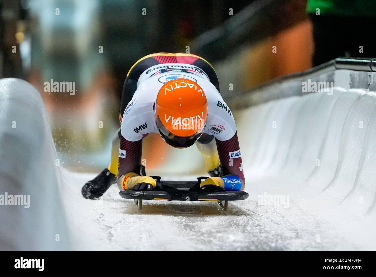 WINTERBERG, GERMANY - JANUARY 6: Hannah Neise of Germany compete in the ...