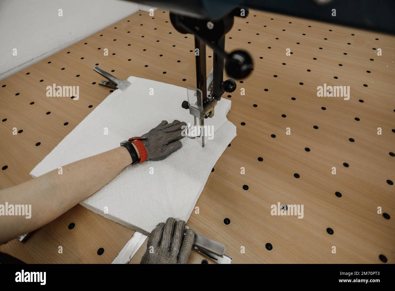 production of women's summer clothes; manufacturing process at a light ...