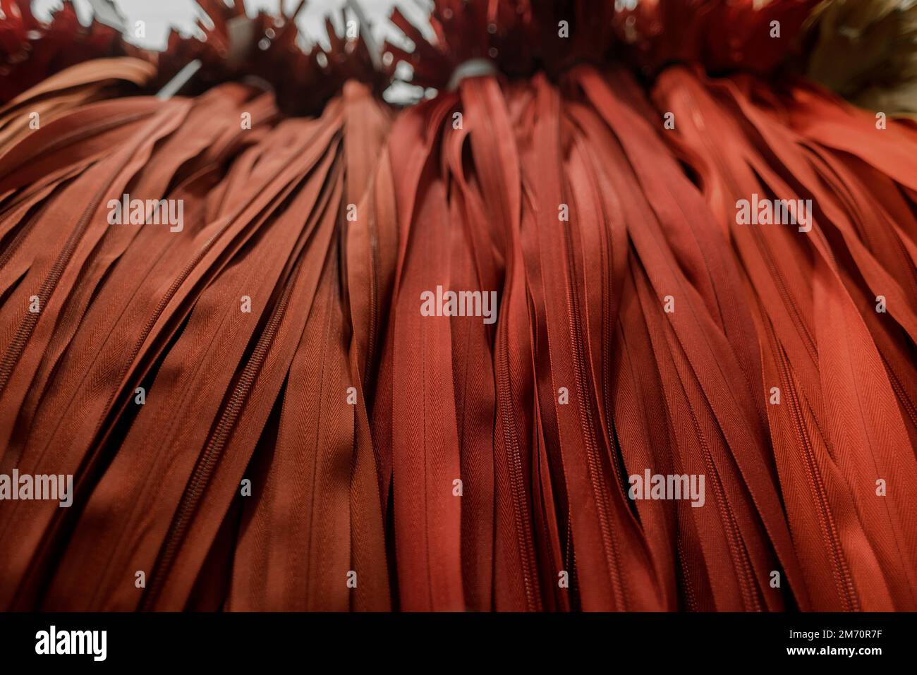 production of women's summer clothes; manufacturing process at a light ...