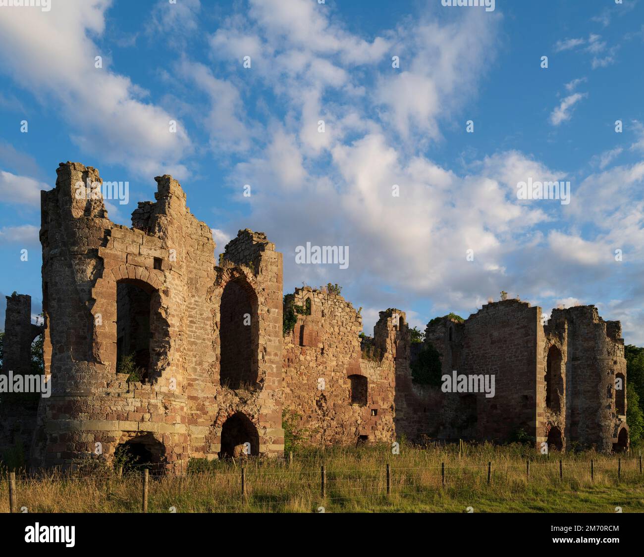 Twizel, Northumberland, near Berwick-upon-Tweed. Site of rebuilt, but ...