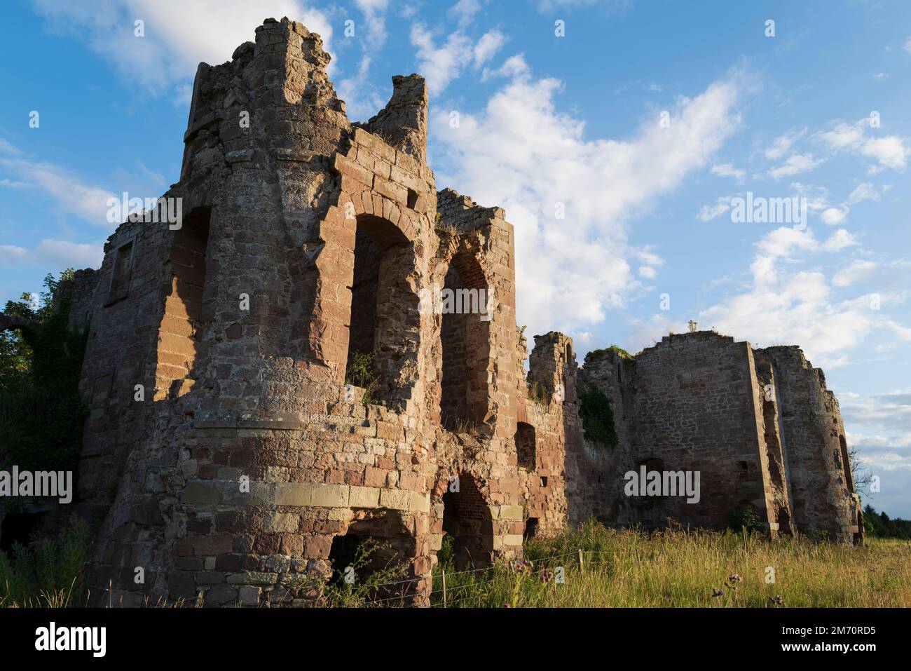 Twizel, Northumberland, near Berwick-upon-Tweed. Site of rebuilt, but ...
