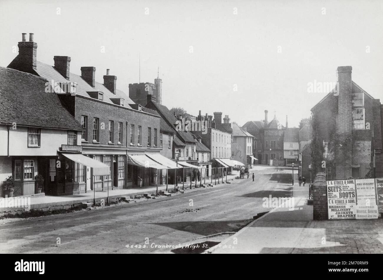 Vintage late 19th/early 20th century photograph: High Street, Cranbrook ...
