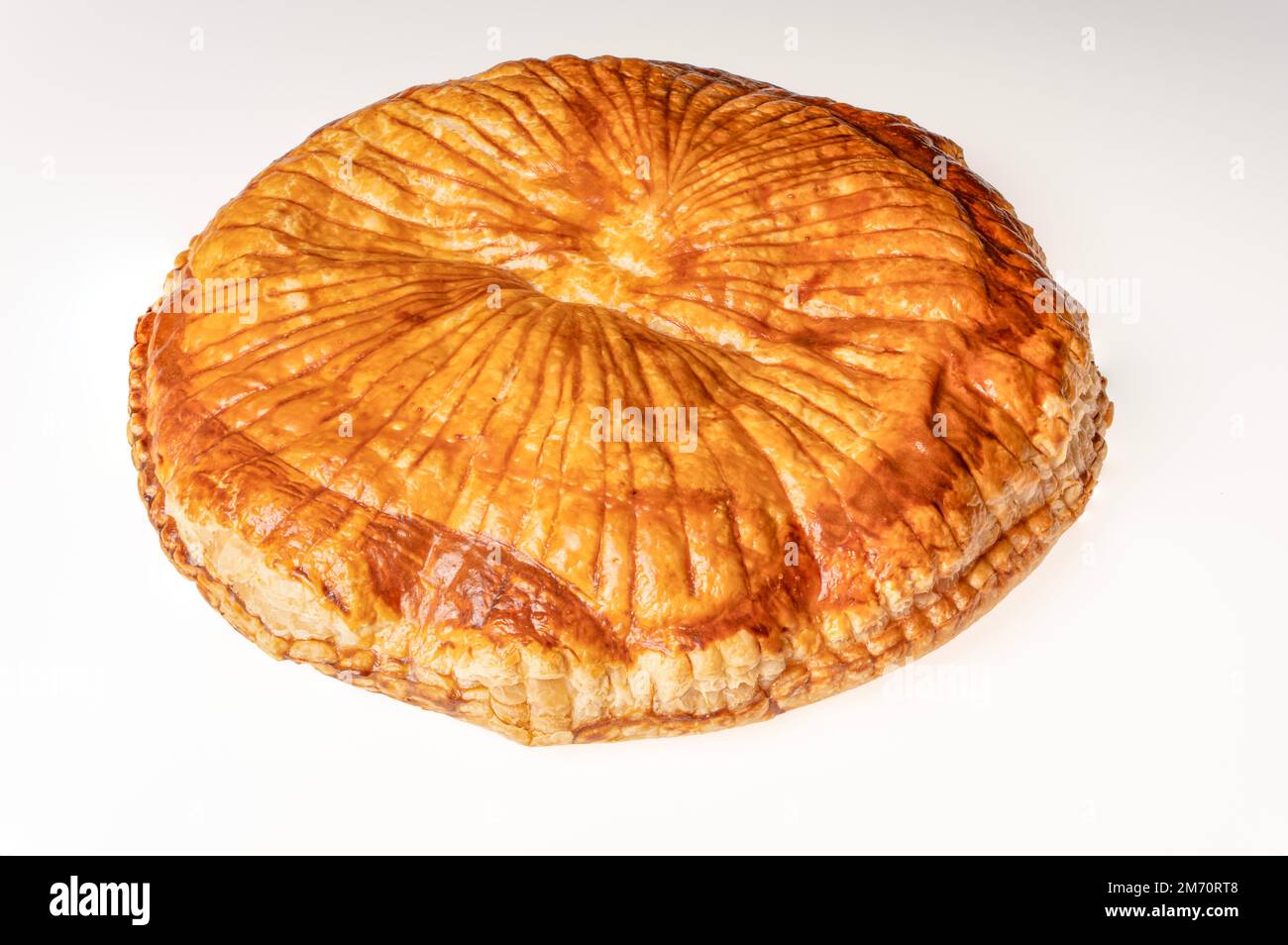 Presentation of a homemade King cake Stock Photo - Alamy
