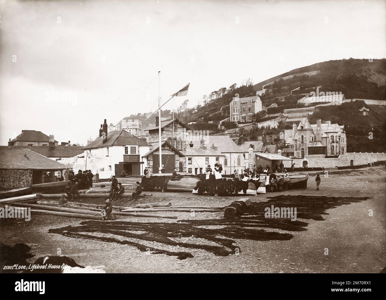 Vintage late 19th/early 20th century photograph: c1900 - Lifeboat House ...