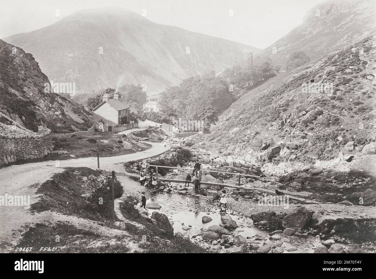 Vintage late 19th/early 20th century photograph: 1891 - Fairy Glen ...