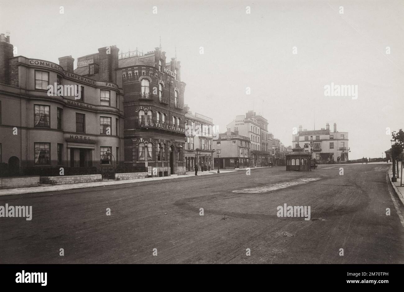 Vintage late 19th/early 20th century photograph: 1892 - Royal Esplanade ...