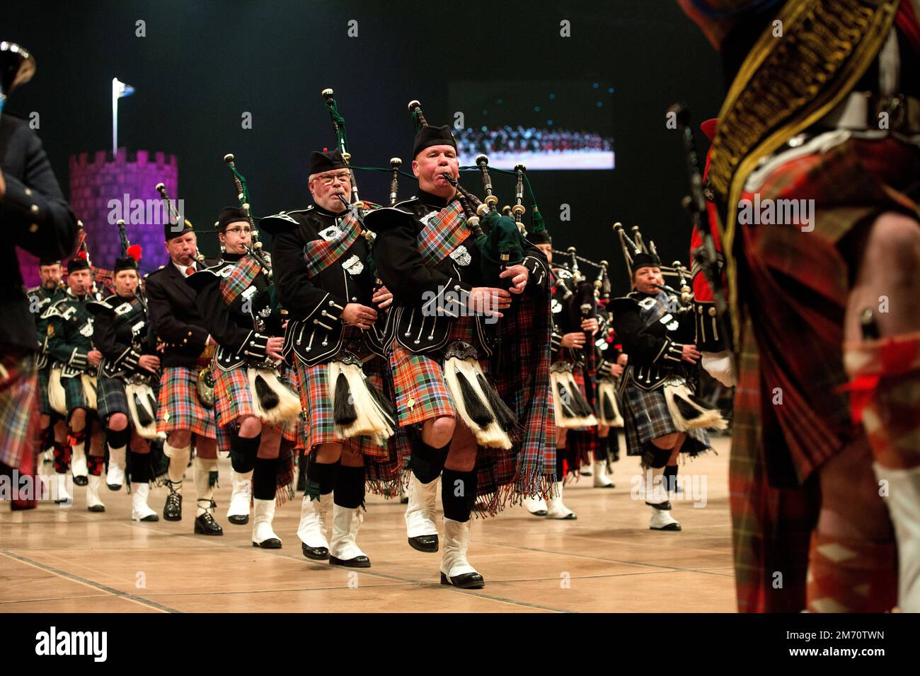 Music Show Scotland performing in Het Gelredome Arnhem, Holland. 2017 ...