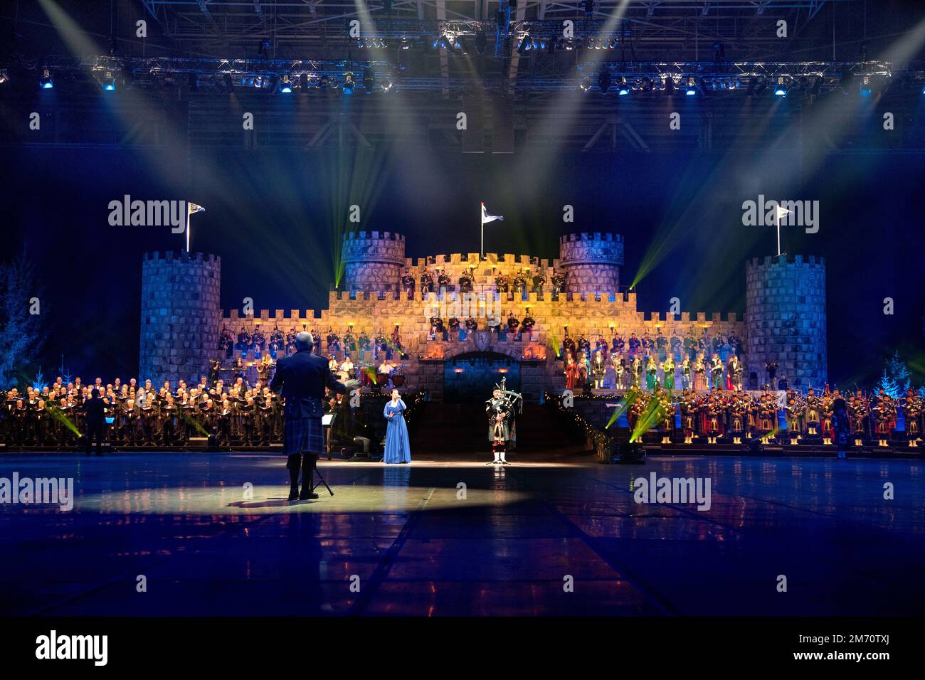 Music Show Scotland performing in Het Gelredome Arnhem, Holland. 2017 ...