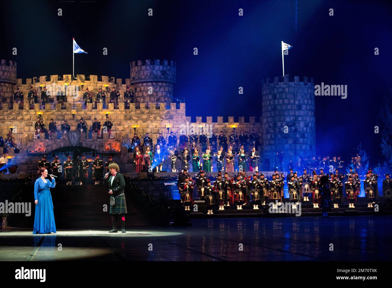 Music Show Scotland performing in Het Gelredome Arnhem, Holland. 2017 ...