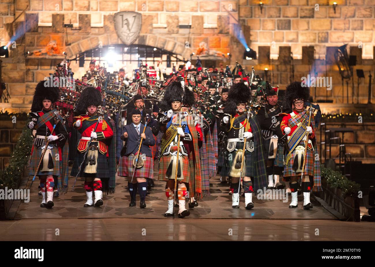 Music Show Scotland performing in Het Gelredome Arnhem, Holland. 2017 ...