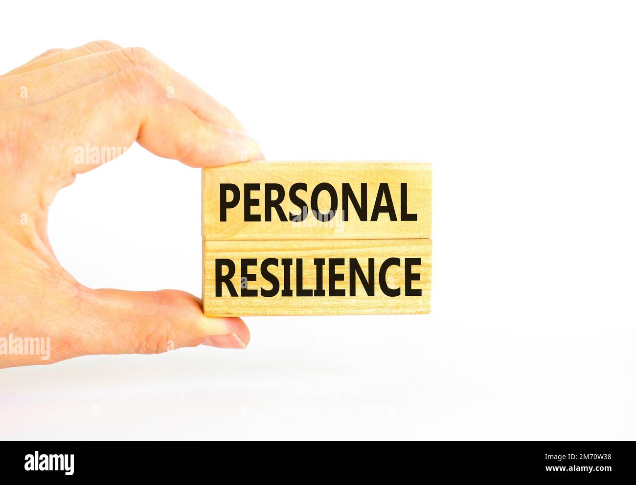 Personal resilience symbol. Concept word Personal resilience on wooden ...