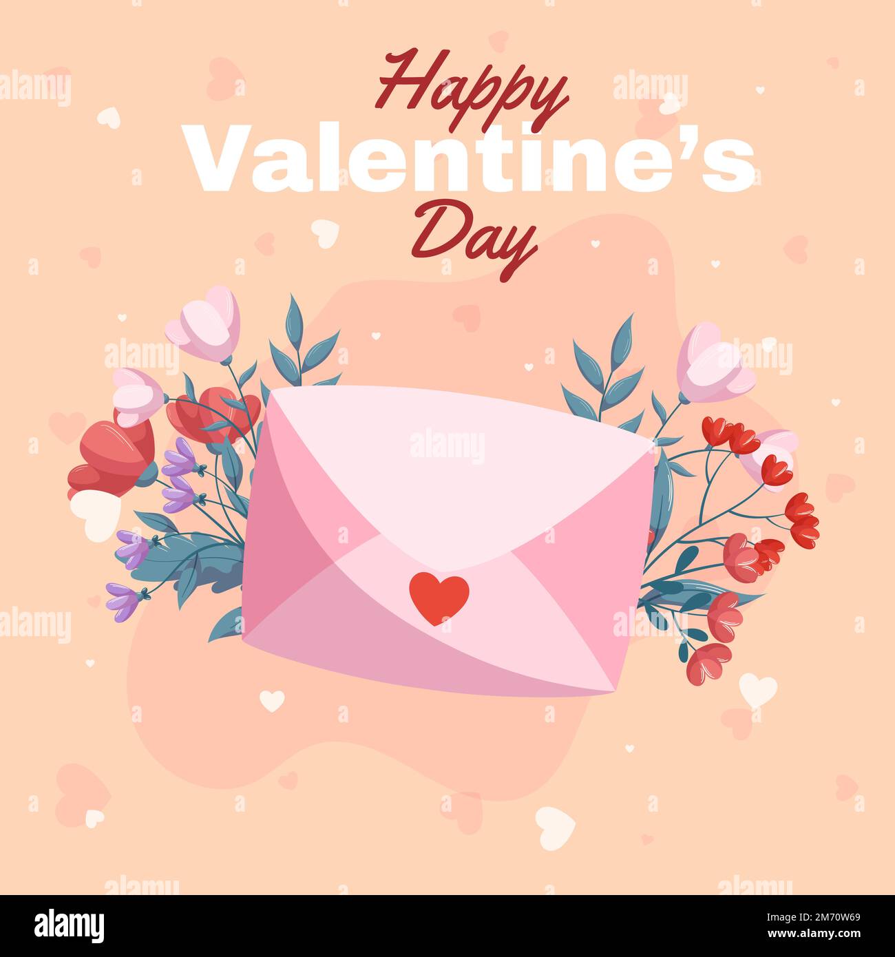 Closed red pink heart Stock Vector Images - Alamy