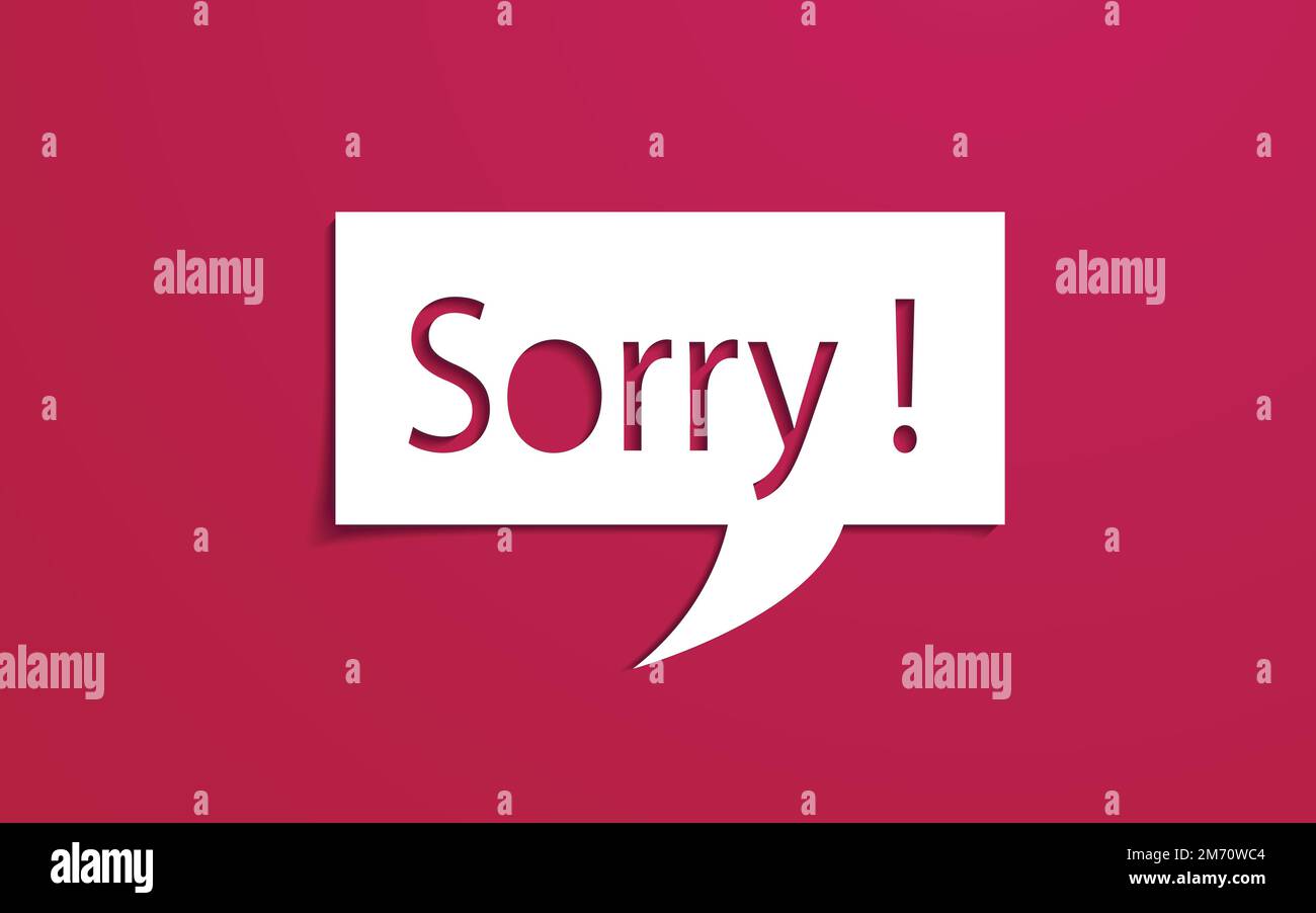 Apology speech hi-res stock photography and images - Alamy