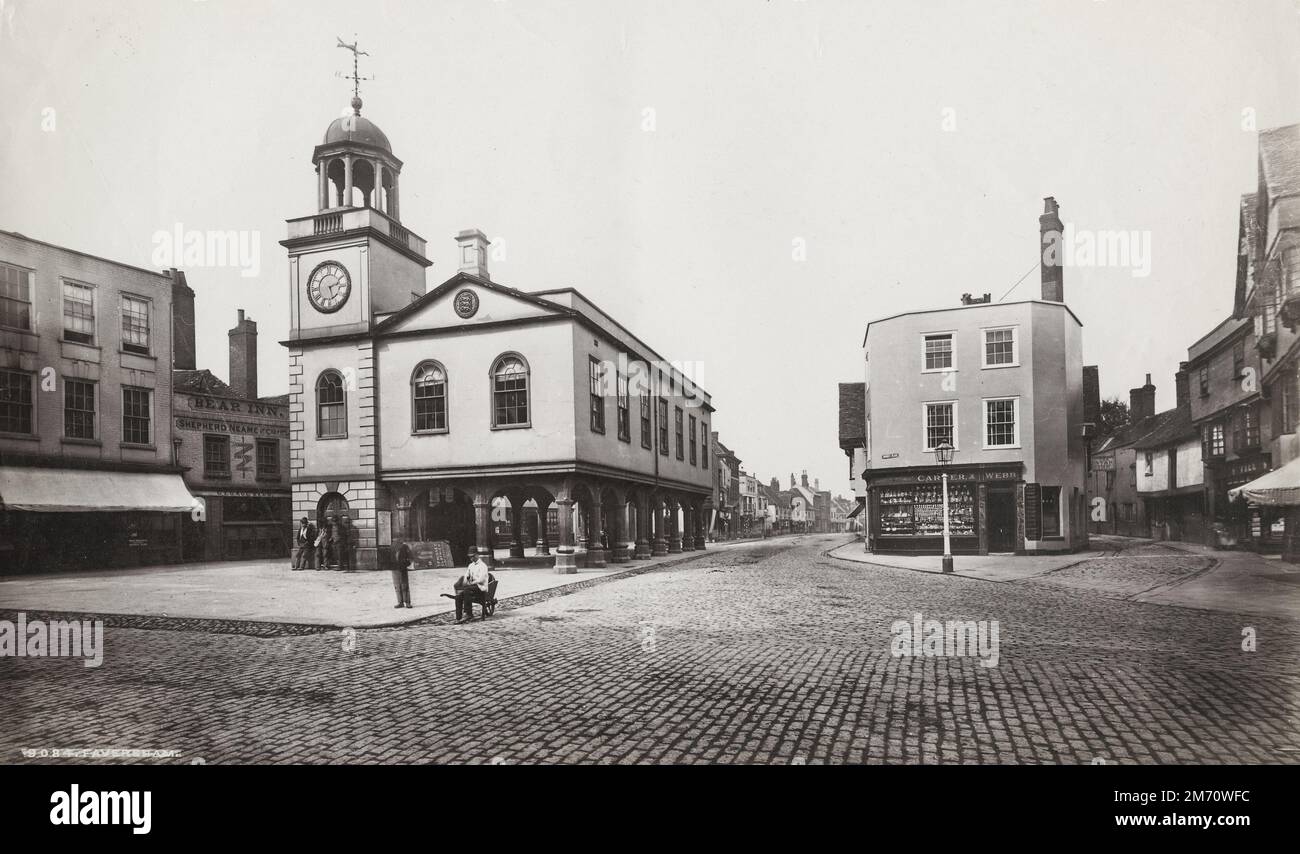Vintage late 19th/early 20th century photograph: c1890s - Street Scene ...