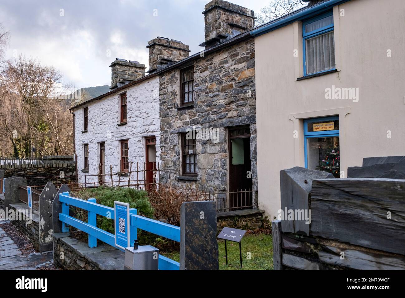 The National Slate Museum sits below Dinorwic Slate Quarry, situated ...