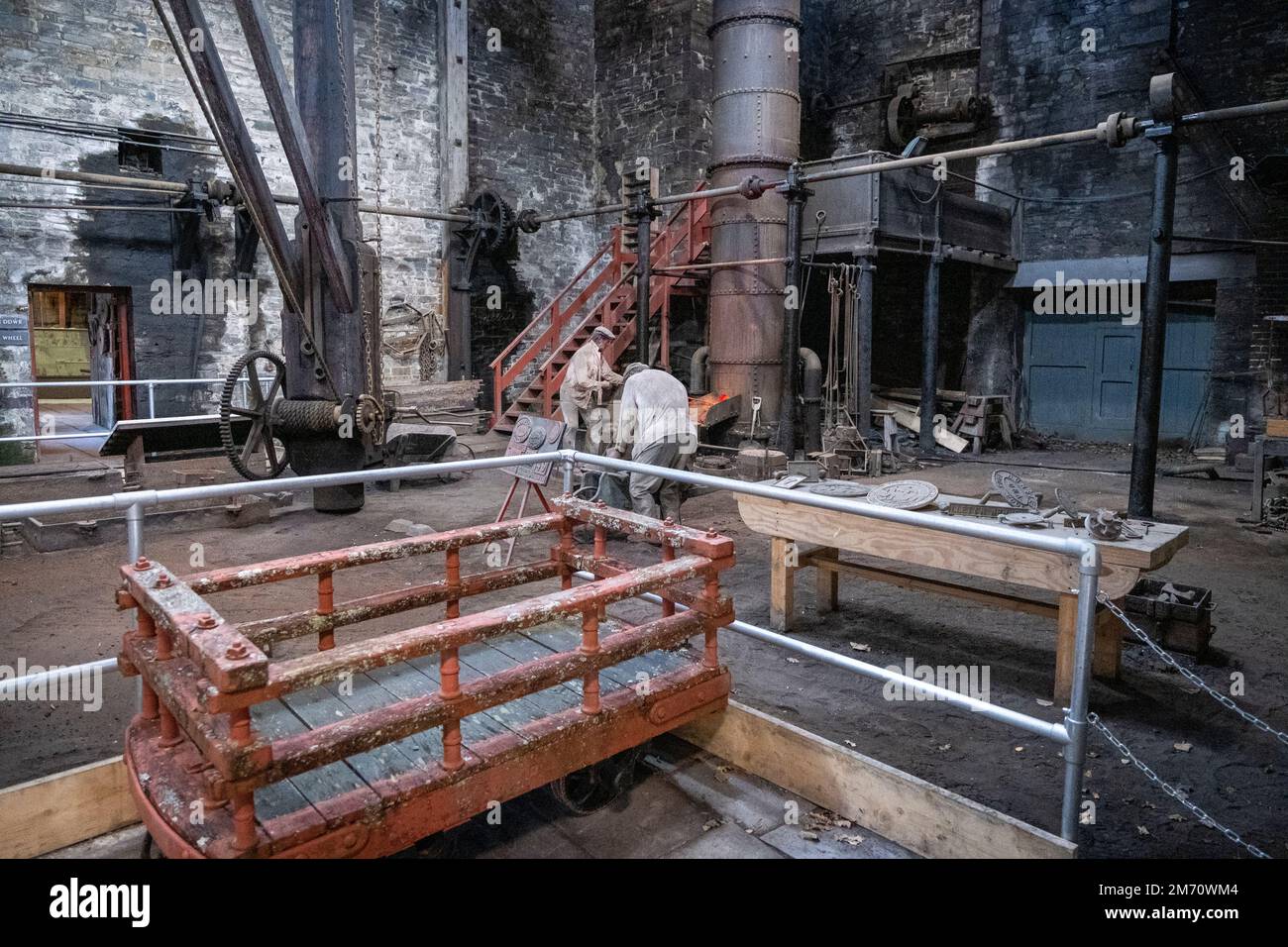 The National Slate Museum sits below Dinorwic Slate Quarry, situated ...