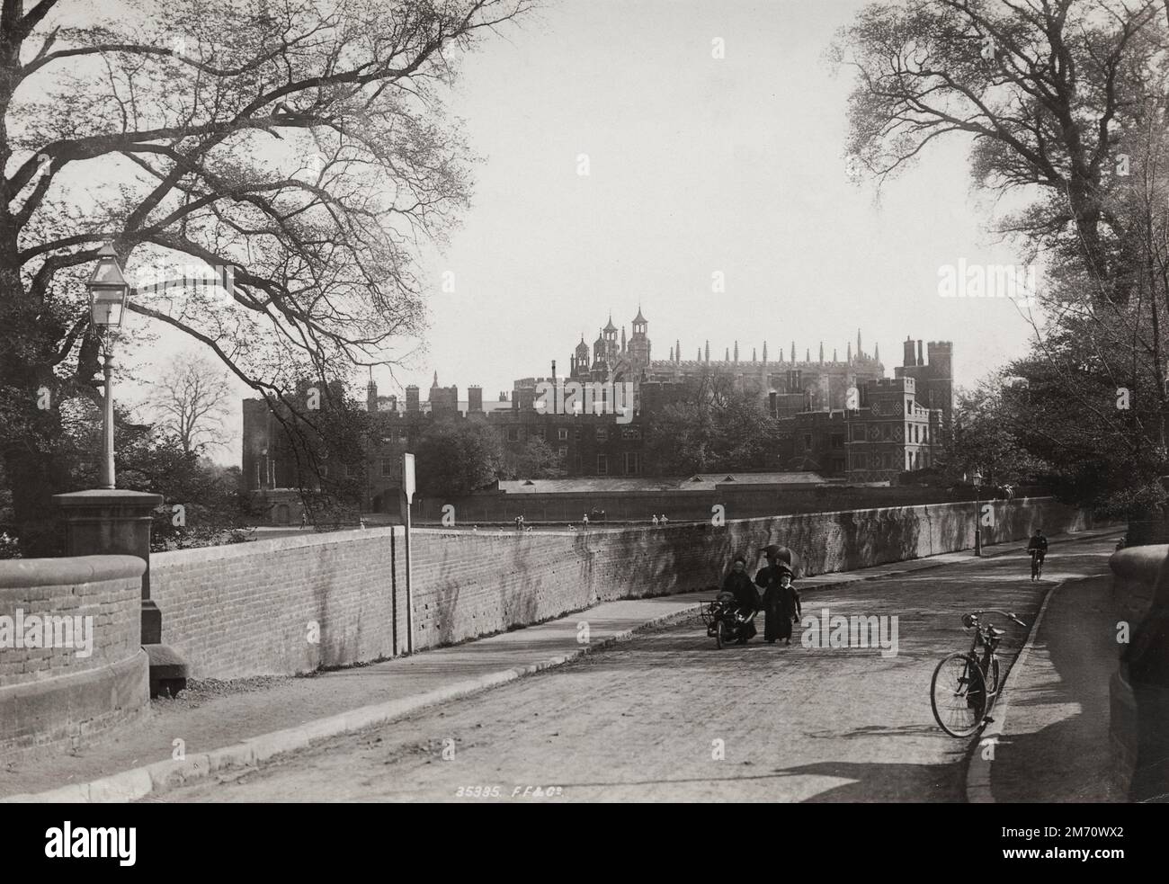 Vintage late 19th/early 20th century photograph: 1895 - Eton College ...
