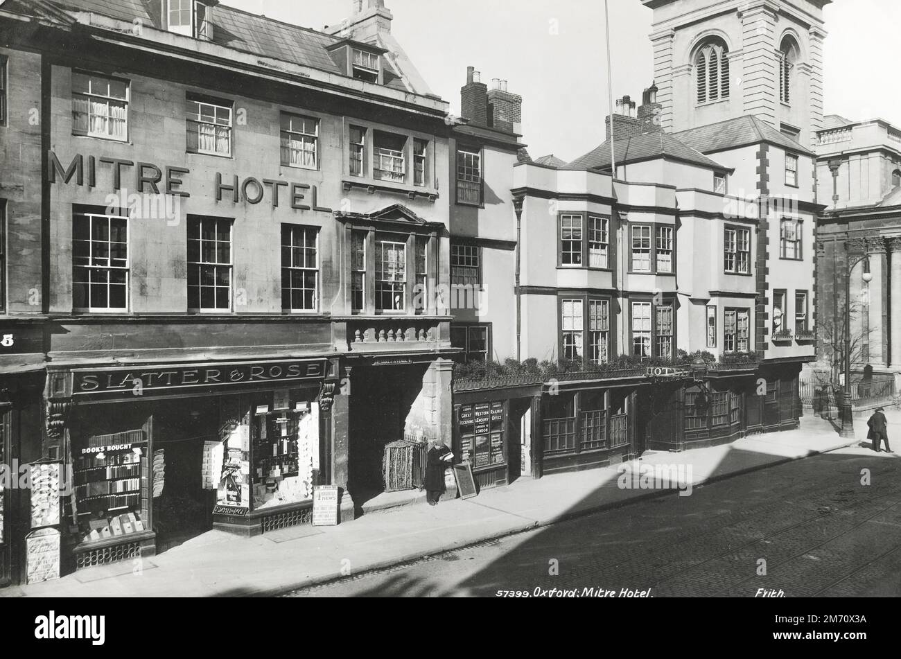 Vintage late 19th/early 20th century photograph: 1907 - Mitre Hotel ...