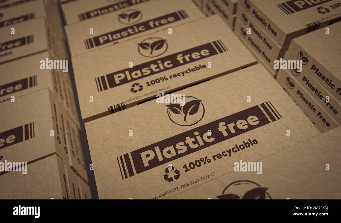 Plastic free and eco friendly box production line. Recyclable and ...