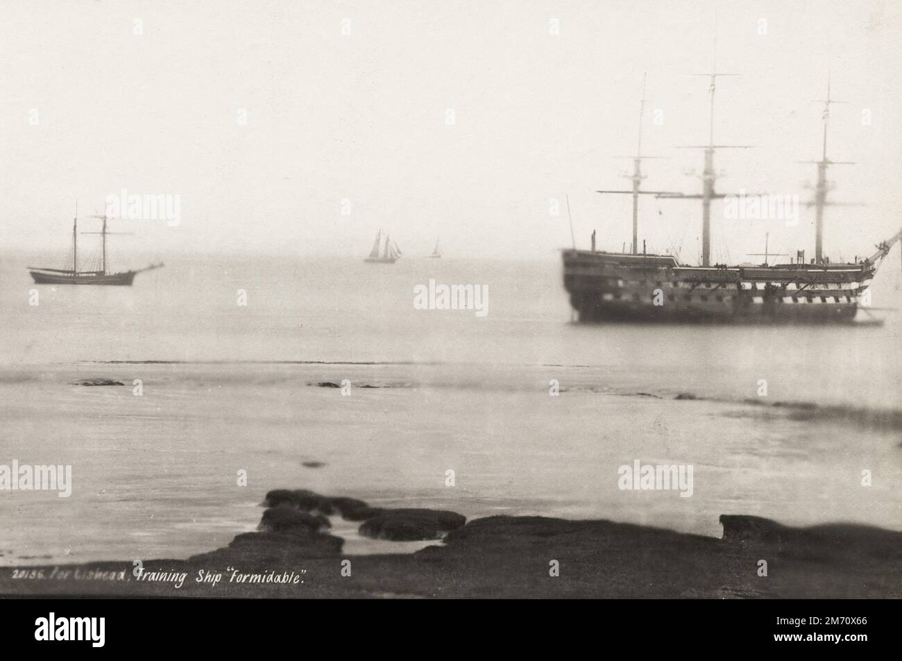 Vintage late 19th/early 20th century photograph: 1886 - Training ...