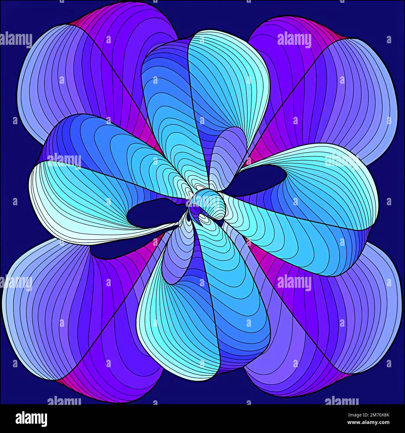 illustration of abstract flower background Stock Photo - Alamy