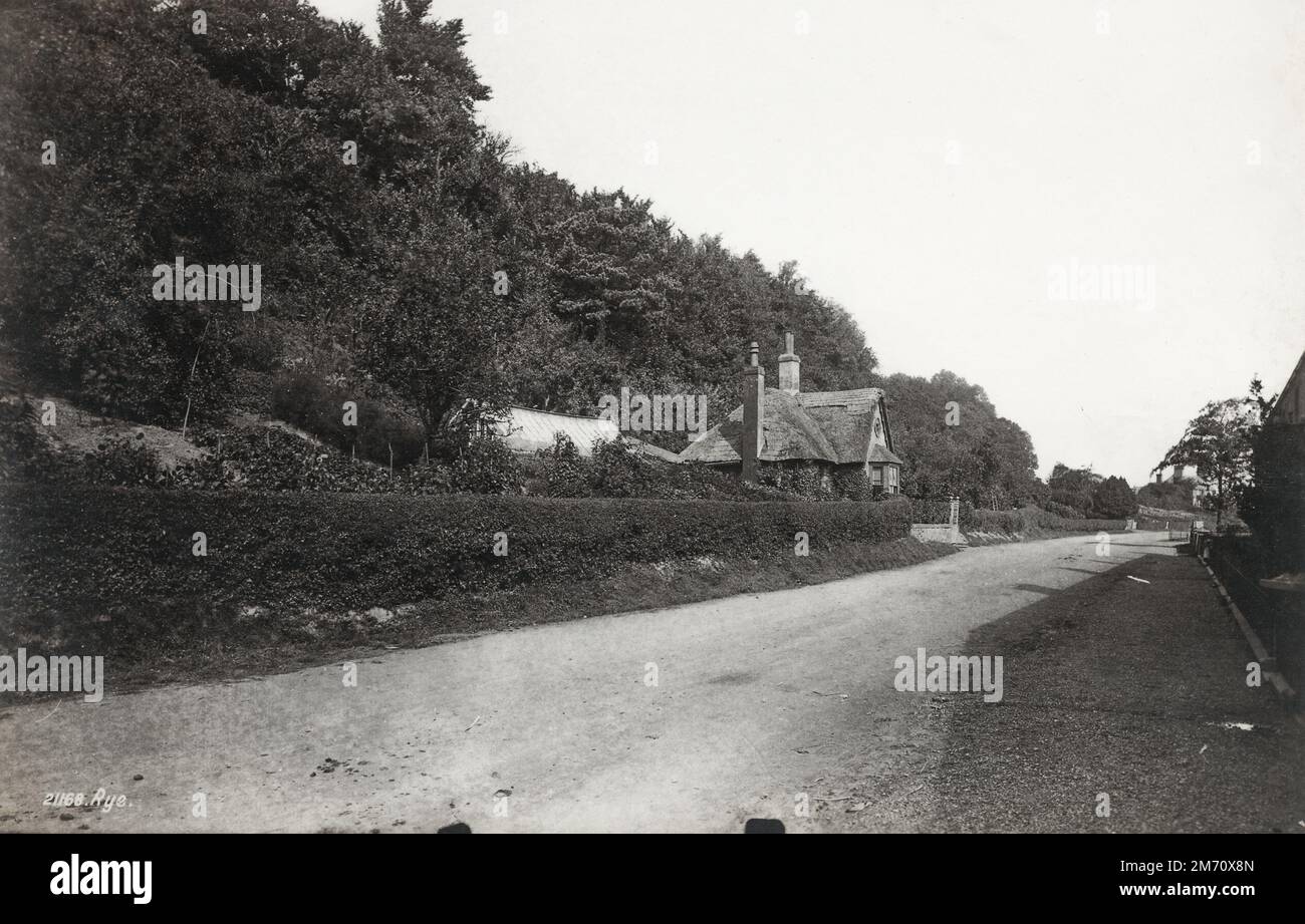 Vintage late 19th/early 20th century photograph: 1886 - A cottage on ...