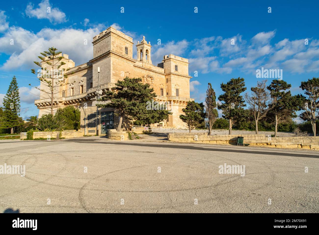 Mellieha, Malta - December 20th 2022: Selmun Palace is a villa built in ...