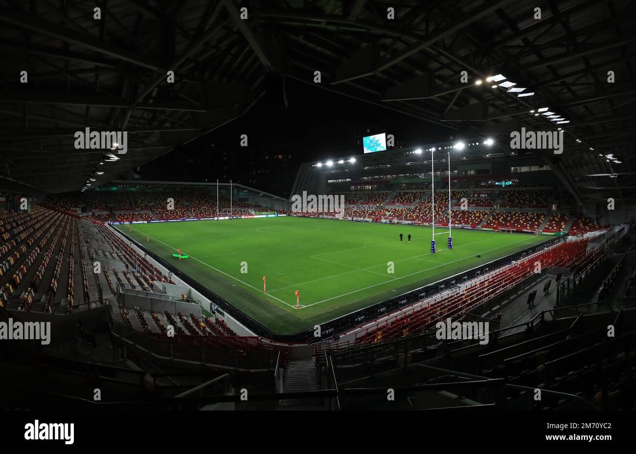 General view inside the ground ahead of the Gallagher Premiership match ...