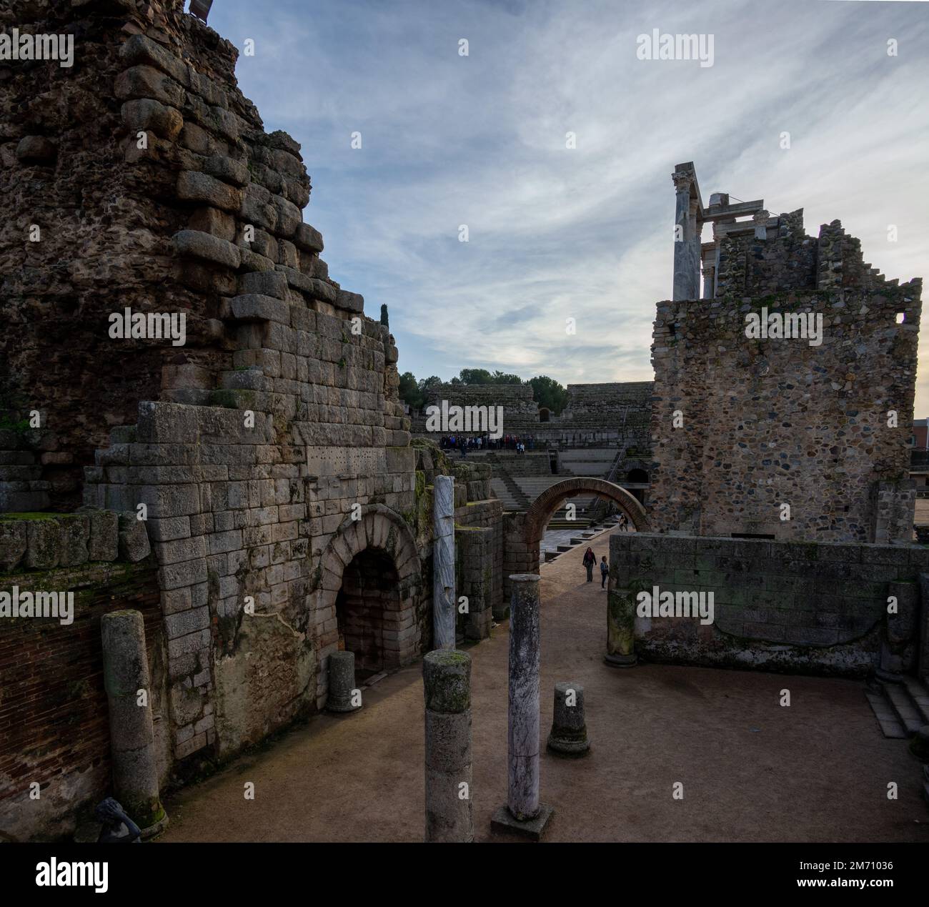 The Roman Theater of Merida Stock Photo - Alamy