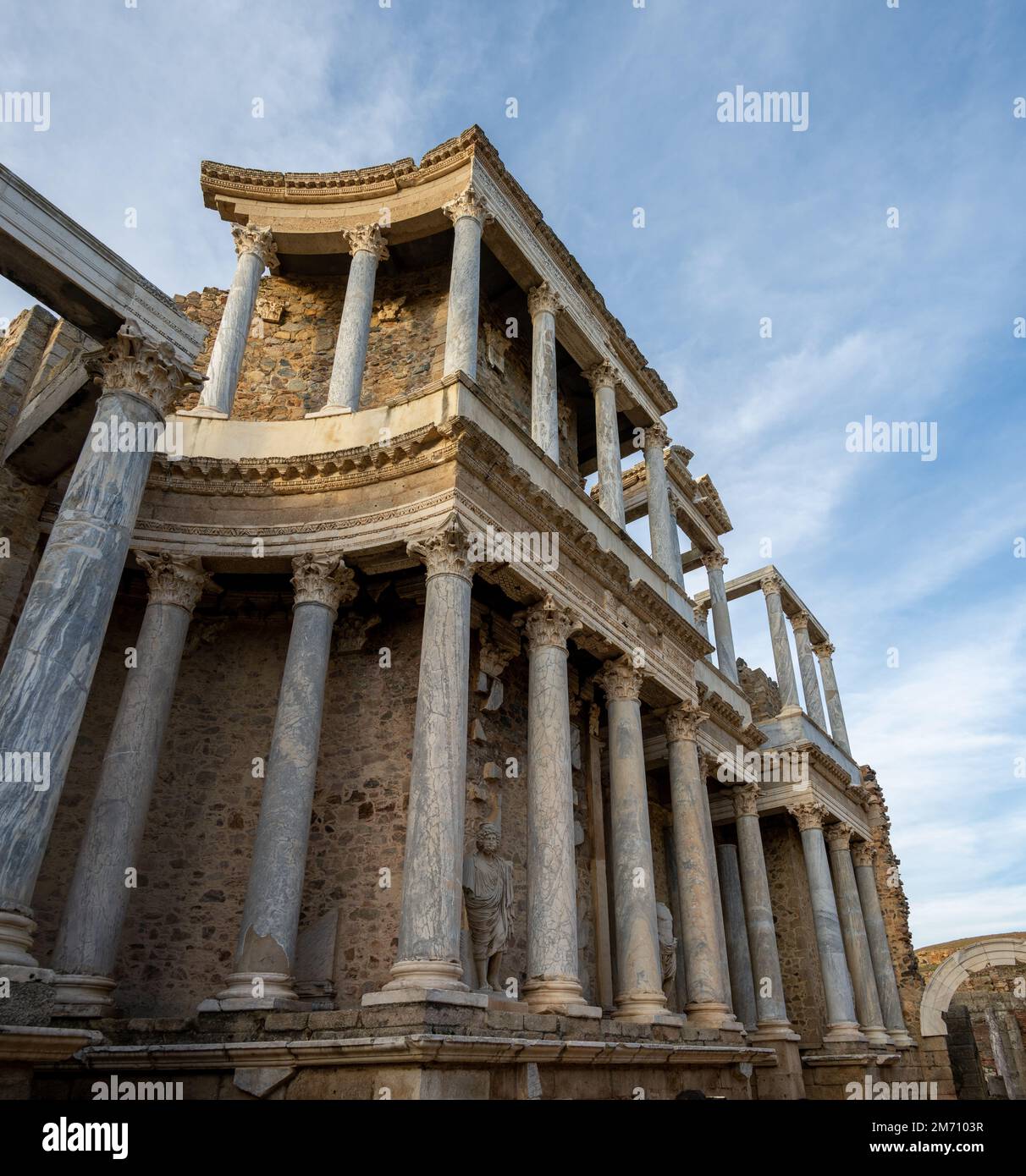 Roman theatre mérida construction hi-res stock photography and images ...