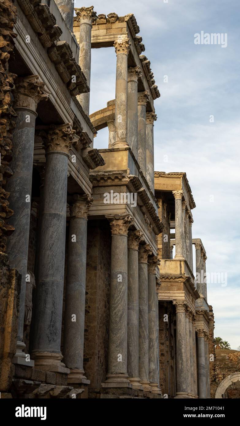 Roman theatre mérida construction hi-res stock photography and images ...