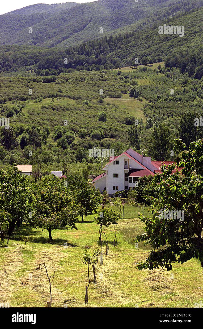 House on Valea Doftanei, Prahova County, Romania, approx. 2000 Stock ...