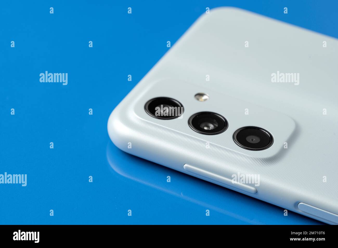 Cell phone camera lens. The concept of a smartphone rear camera lens ...