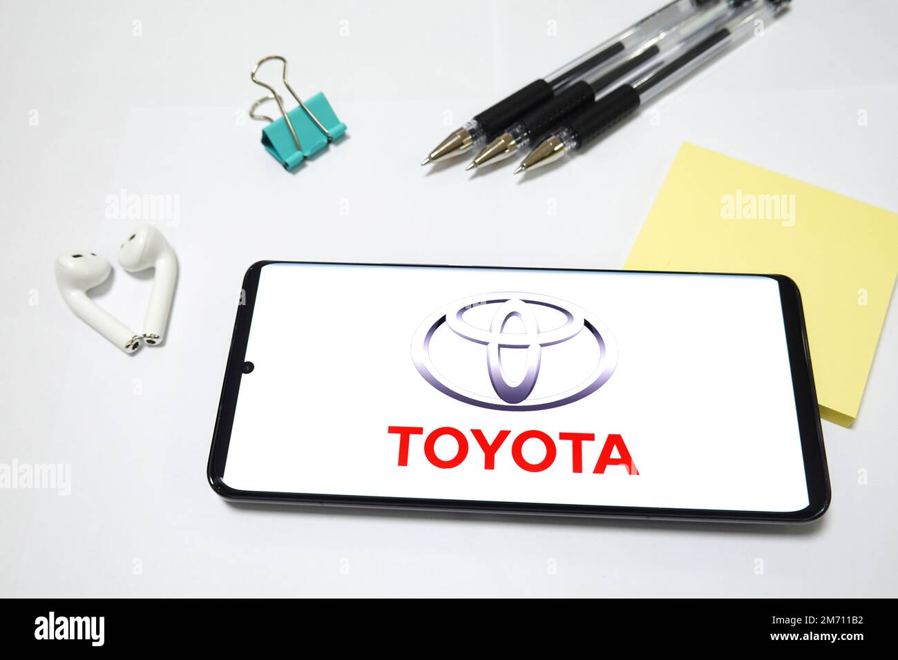 Toyota logo seen on toyota hi-res stock photography and images - Alamy