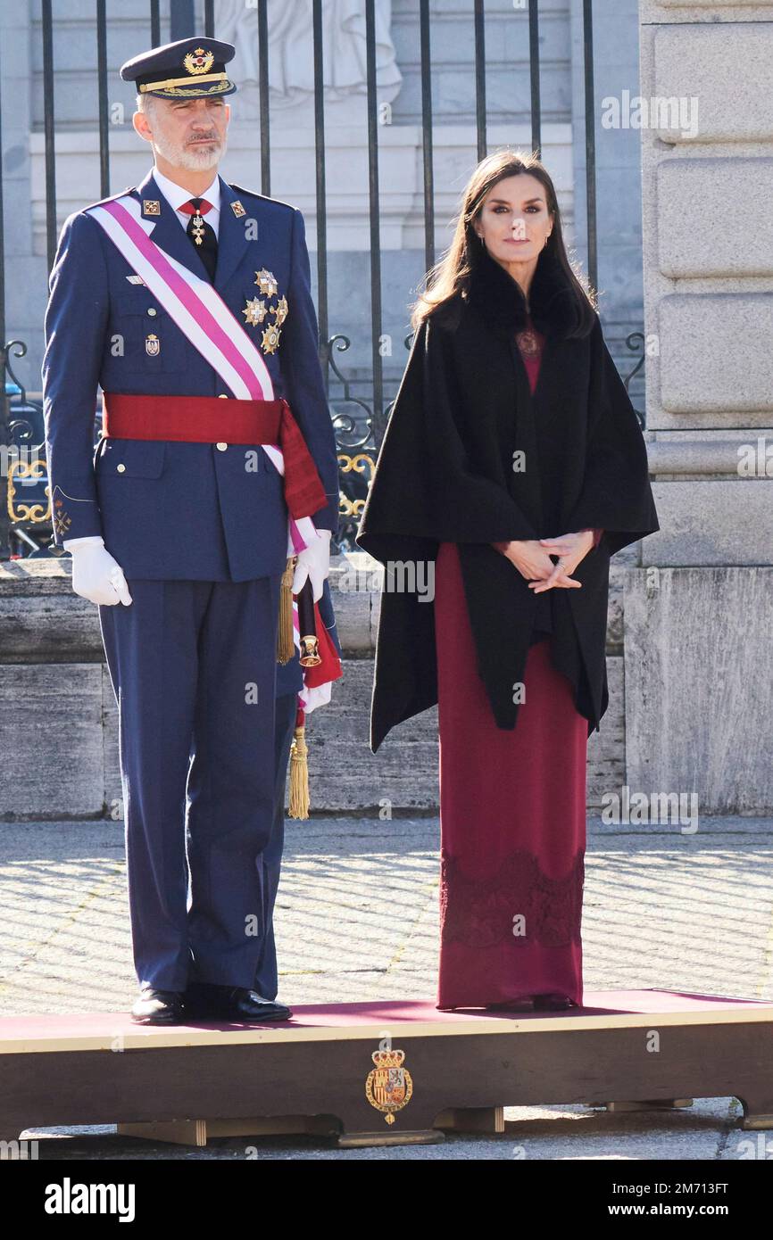 Madrid, Spain. 06th Jan, 2023. Spanish King Felipe VI during the ...