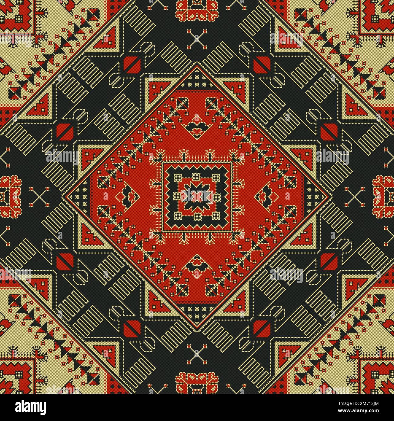 Traditional Kilim vector seamless pattern Stock Vector Image & Art - Alamy