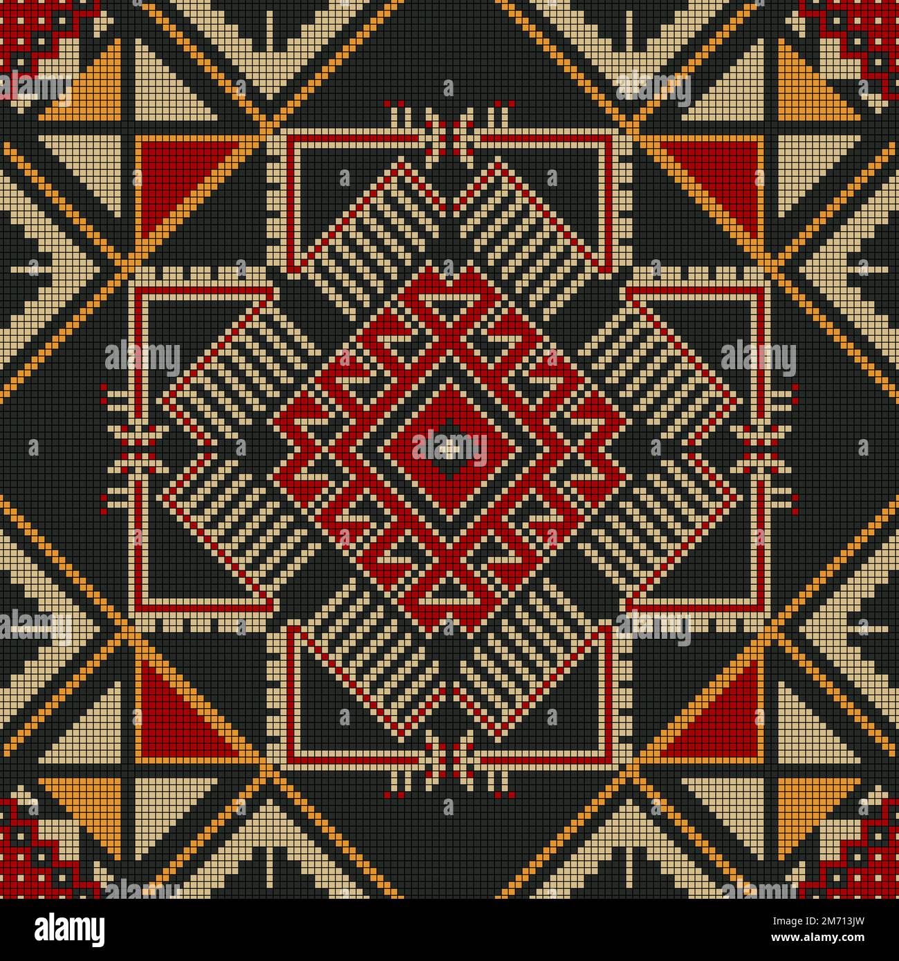 Traditional Kilim vector seamless pattern Stock Vector Image & Art - Alamy