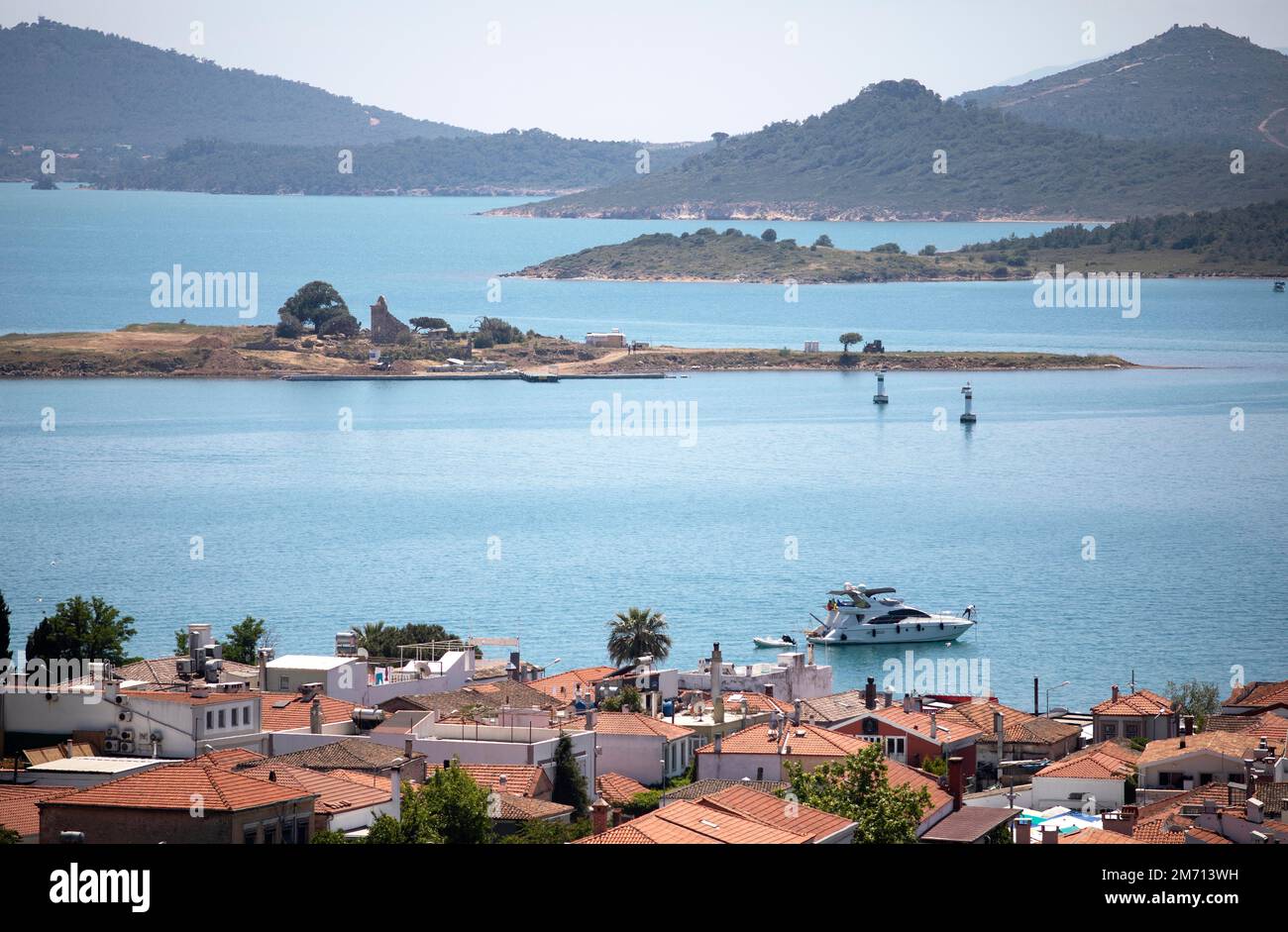 Ayvalik Islands National Park in the Aegean Sea, Ayvalik, Balikesir ...